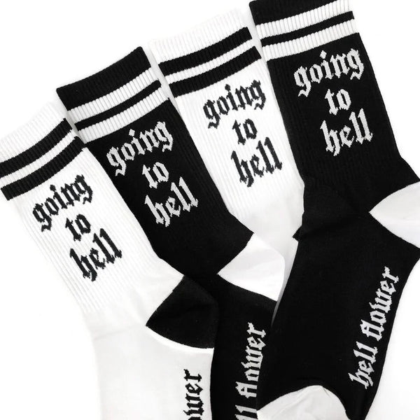 Going To Hell® Socks – hell flower
