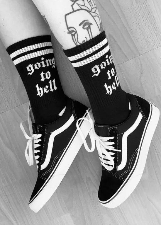 Going To Hell® Socks – hell flower