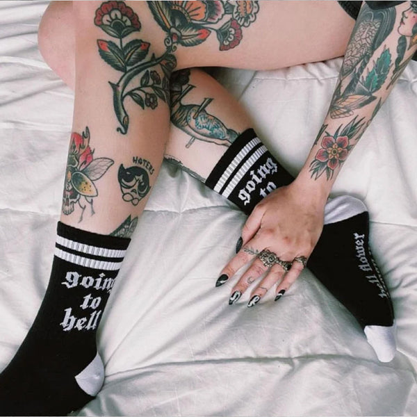 Going To Hell® Socks – hell flower
